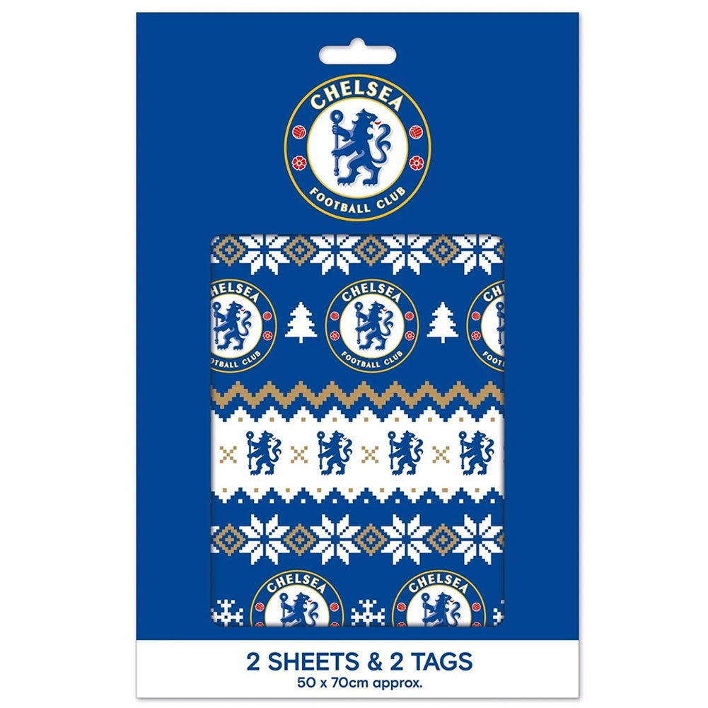 Chelsea FC Christmas Gift Wrap – Soccer United NZ